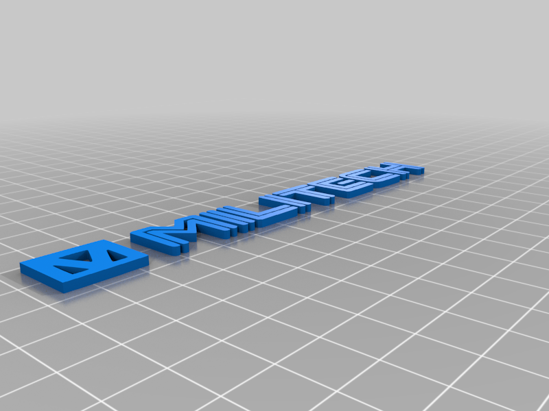 Free 3D file Militech Logo 🚩・3D printer design to download・Cults