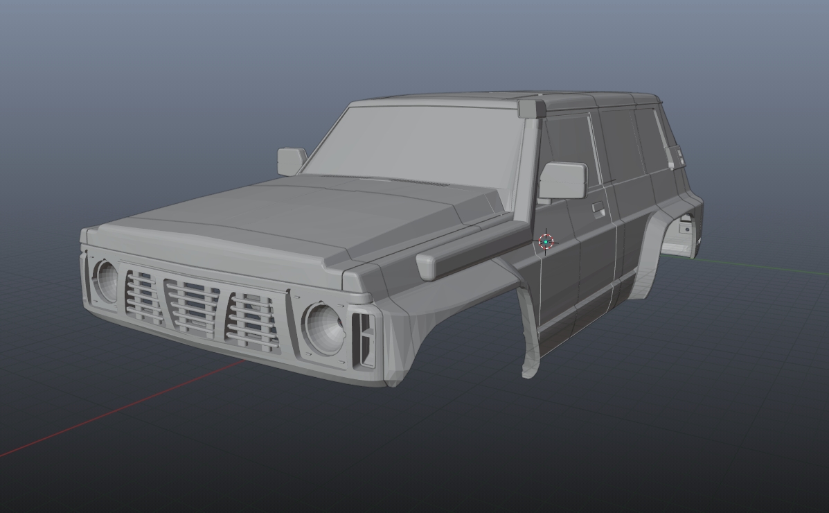 STL file Nissan Patrol Y60 3D RC BODY 1:9 PRINTABLE BODY 313 mm 🚕 ・3D ...