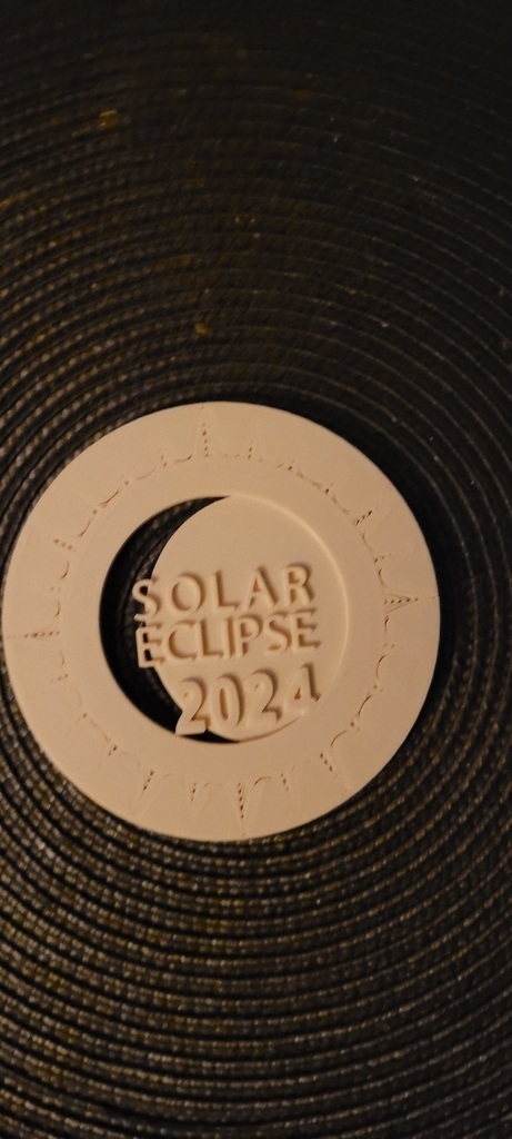 Free 3D file Solar Eclipse 2024 ☀️ ・Template to download and 3D print・Cults