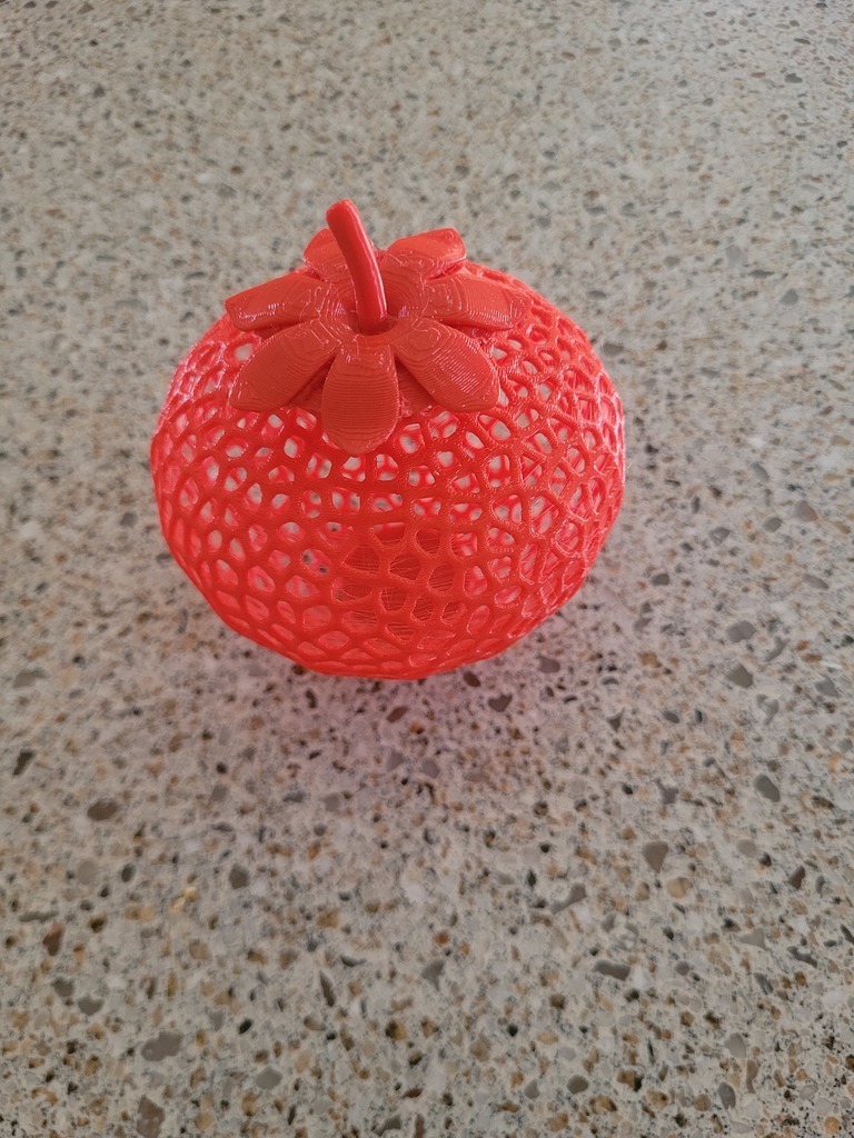 Free 3D file Strawberry Voronoi 🍓 ・3D printer design to download・Cults