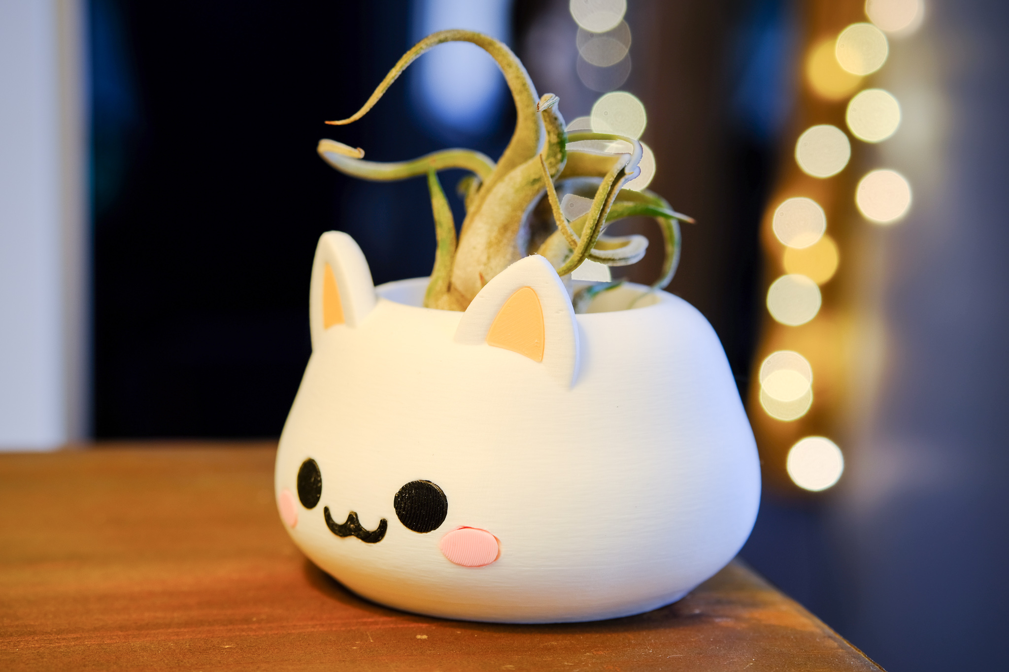 🐱 Cute Cat Planter・ STL File for ・Cults