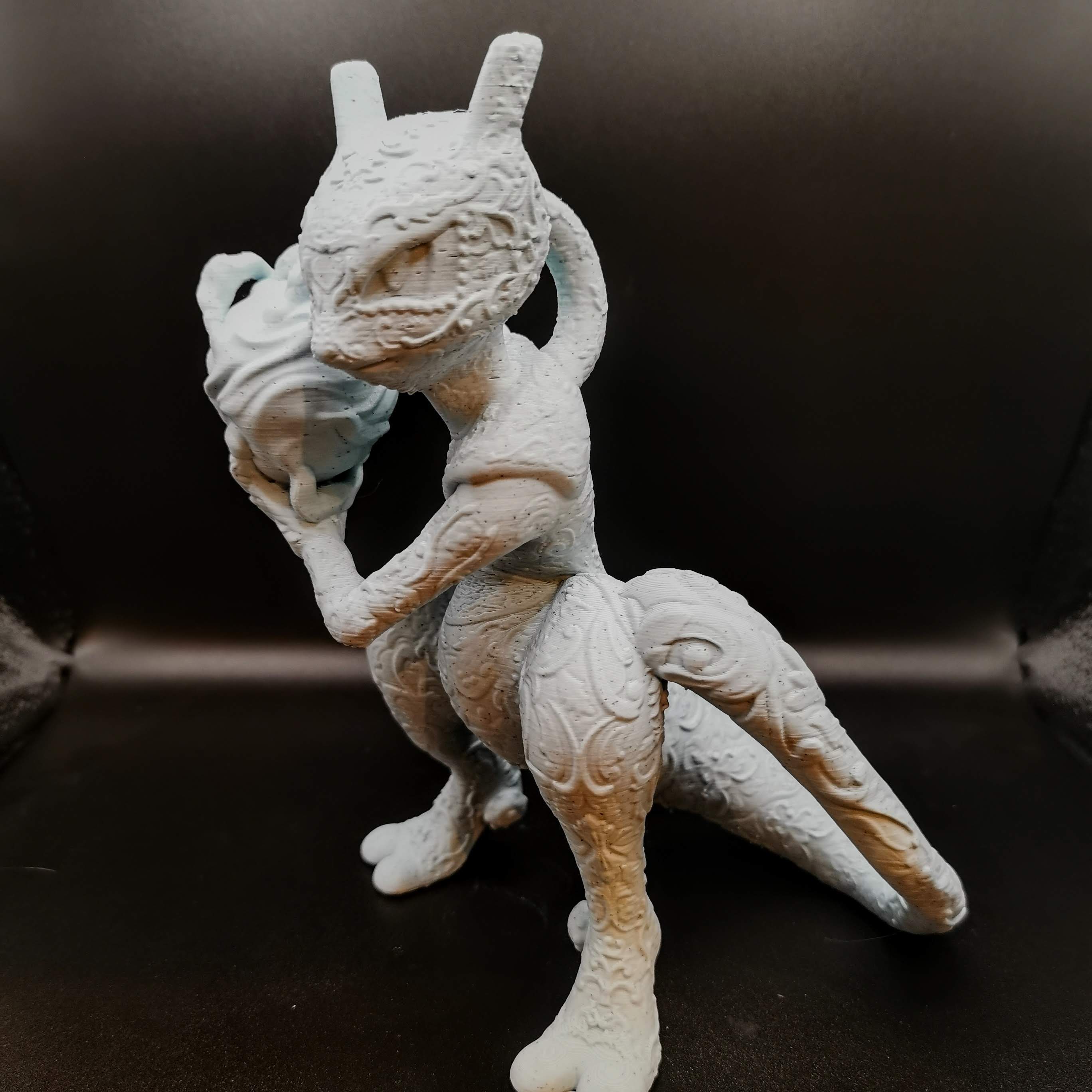 🐉 Ornamental Pokemon - Mewtwo・ STL File for ・Cults