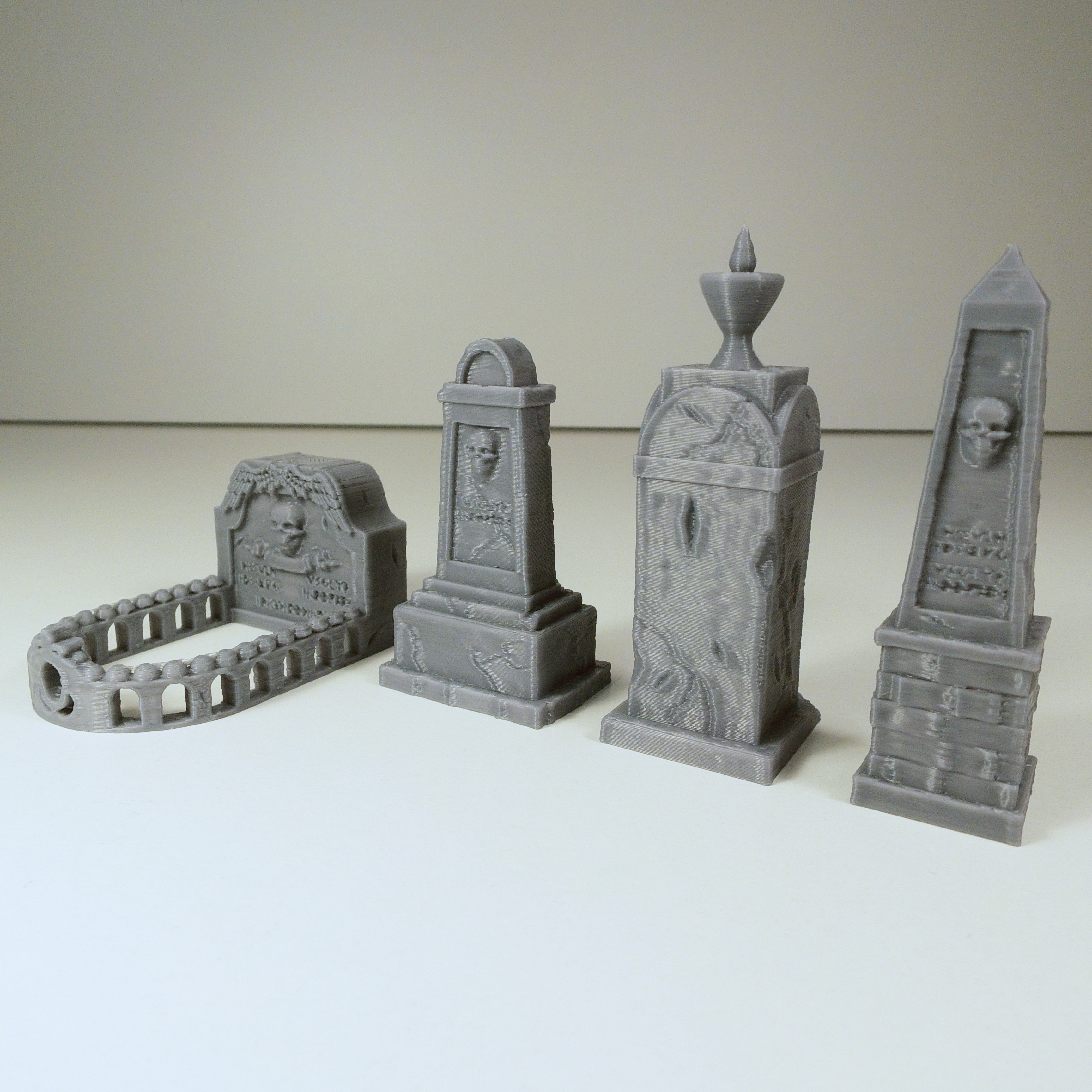 🎲 gravestones Set - TABLETOP TERRAIN DND RPG SCATTER・ 3D File for ・Cults