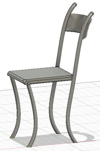 Free STL file Barbie Kitchen / Kitchen / Chair / Chair / Table / Table ...