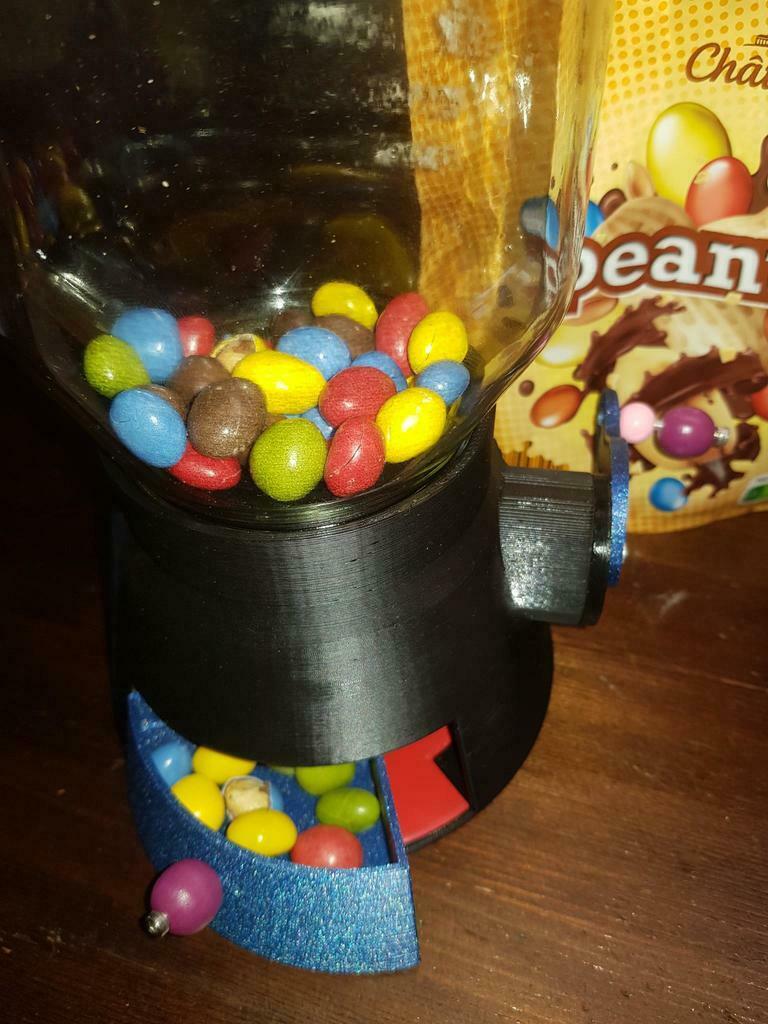 Free 3D file Candy Dispenser / Nutella M&M-Spender / Glass Candy ...