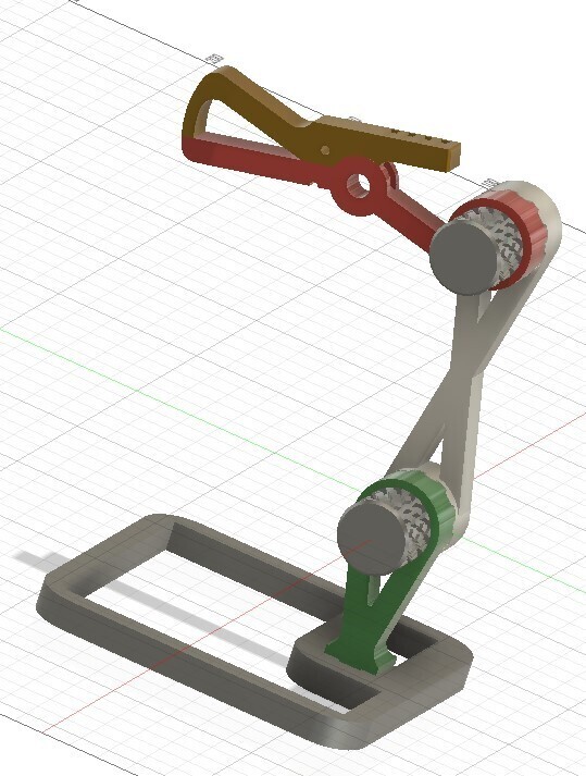 Free 3D file Greifarm Halter 3. Hand ・3D printing model to download・Cults