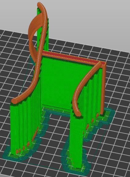 Free STL file Barbie Kitchen / Kitchen / Chair / Chair / Table / Table ...