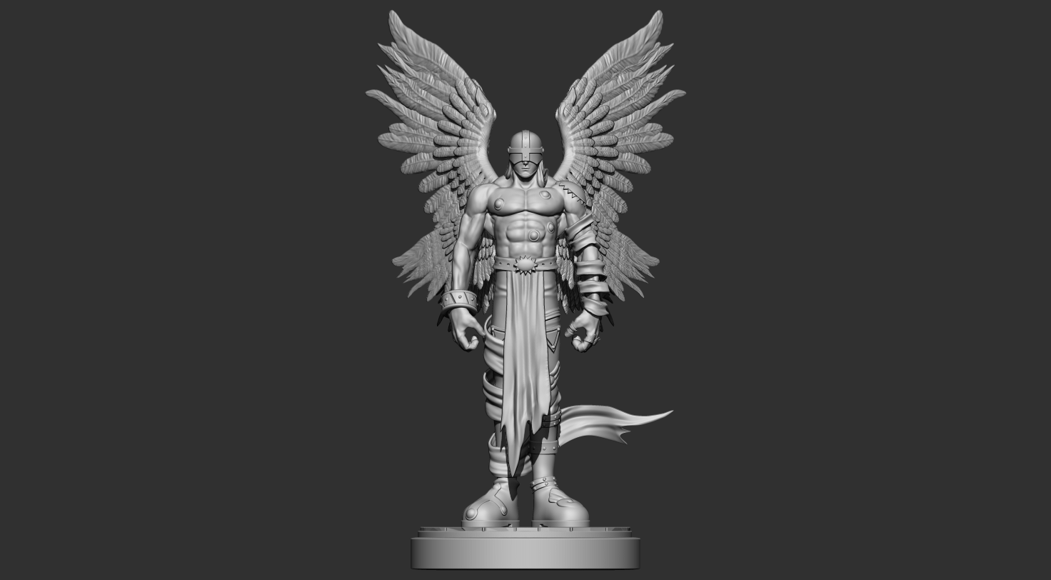 🐉 Angemon fanart・ 3D File for ・Cults