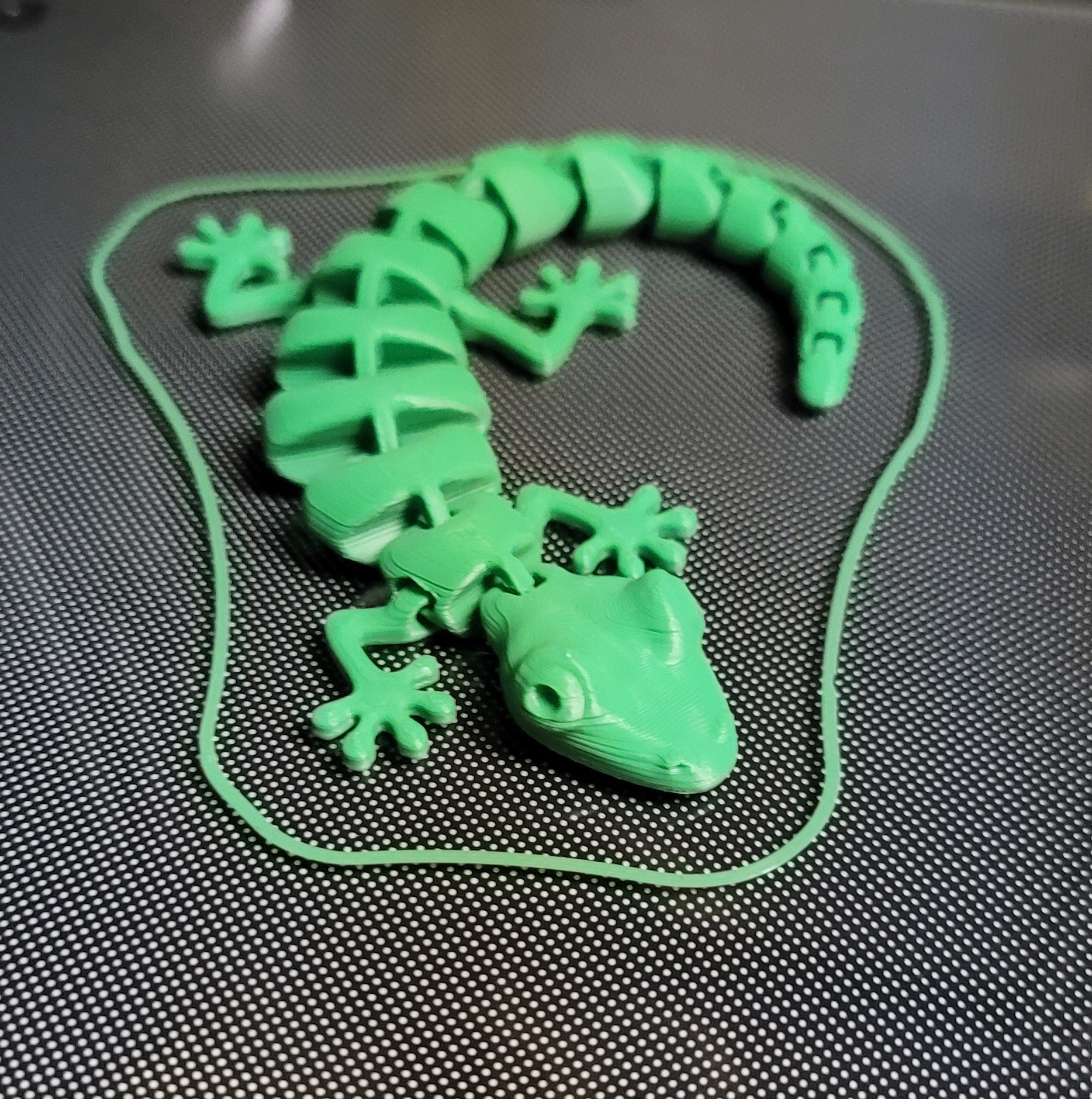 3D printing Articulated Lizard v2・Cults
