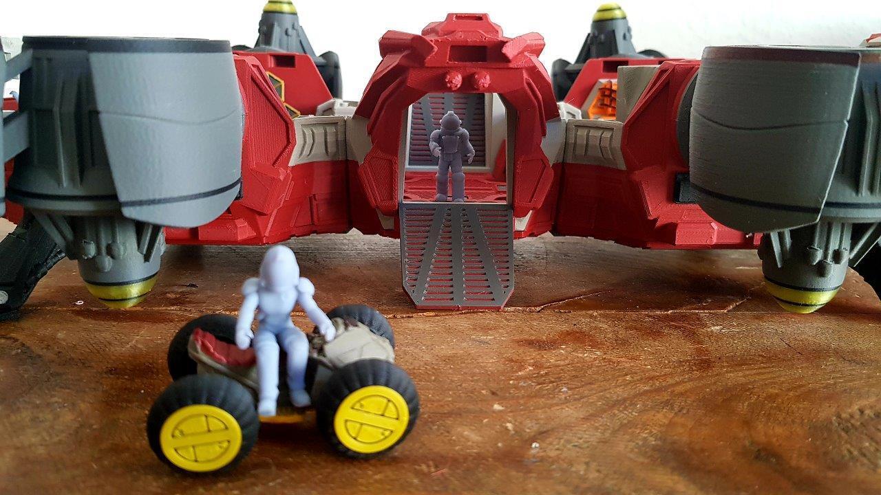 ♾️ "TRACK-R" quad & hoverbike - 28-32mm gaming - The ignis Quadrant・3D ...