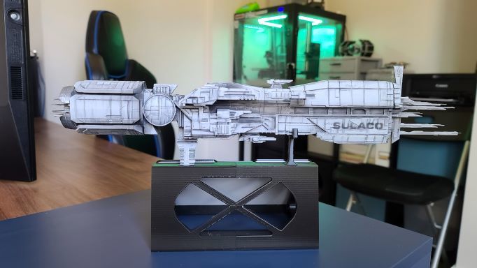 Free 3D file USS Sulaco Stand 🚗 ・3D print design to download・Cults