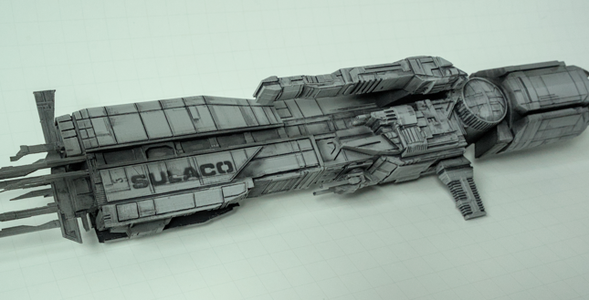 Free 3D file USS SULACO Painting Stencil 🖼️ ・3D printable object to ...