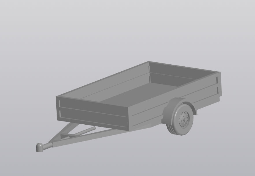 Free STL file Trailer 🚐・3D printer model to download・Cults