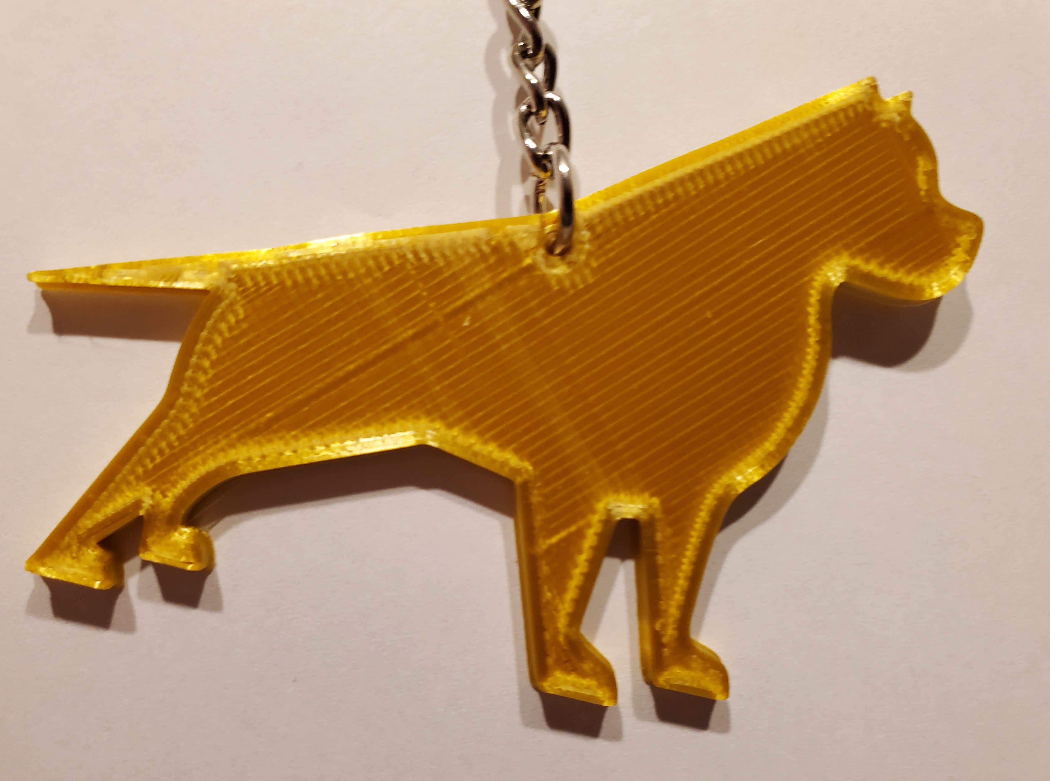 STL file Pit Bull Keychain 🐂 ・3D print design to download・Cults