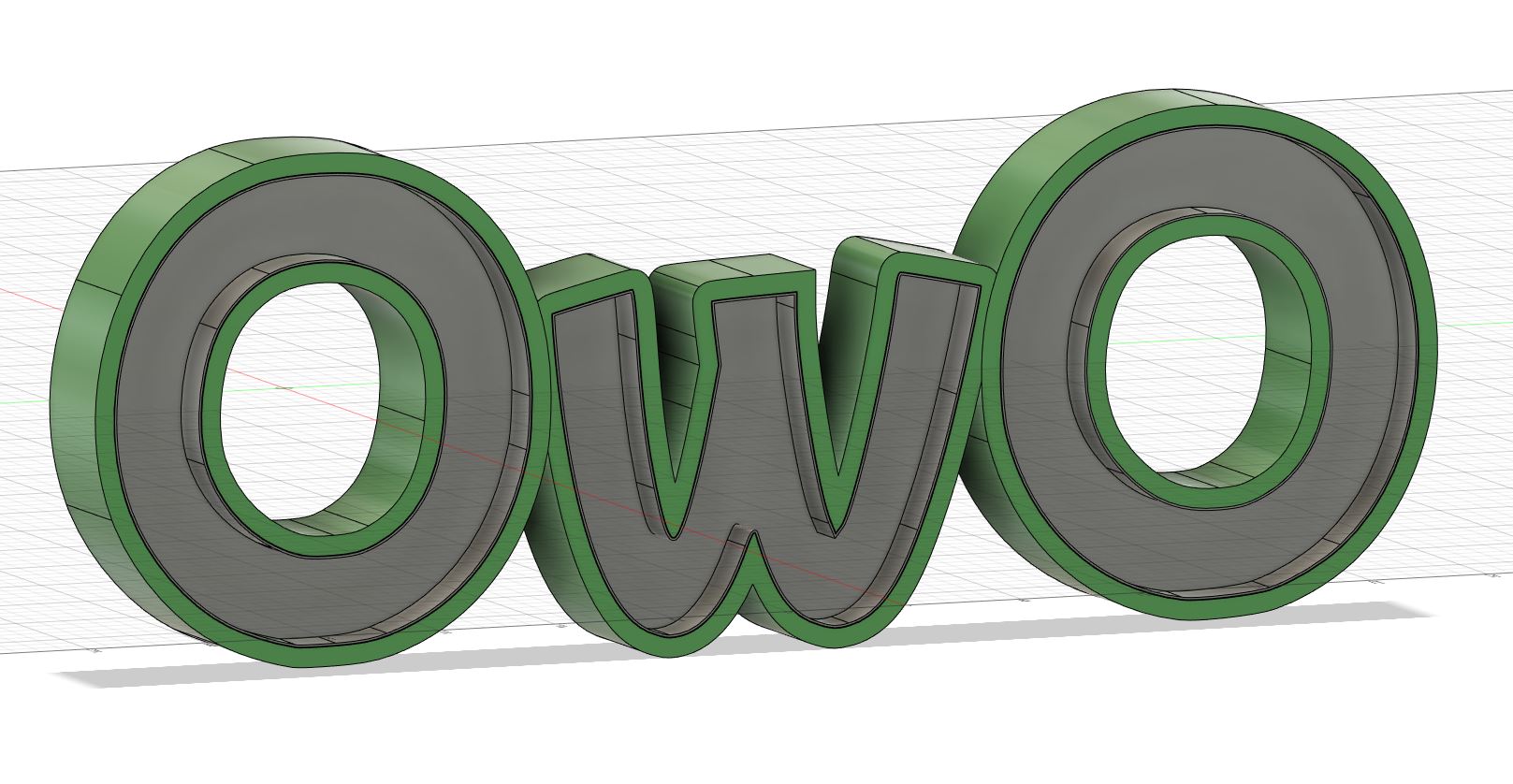 STL file OwO Led Light Sign 👧 ・Model to download and 3D print・Cults