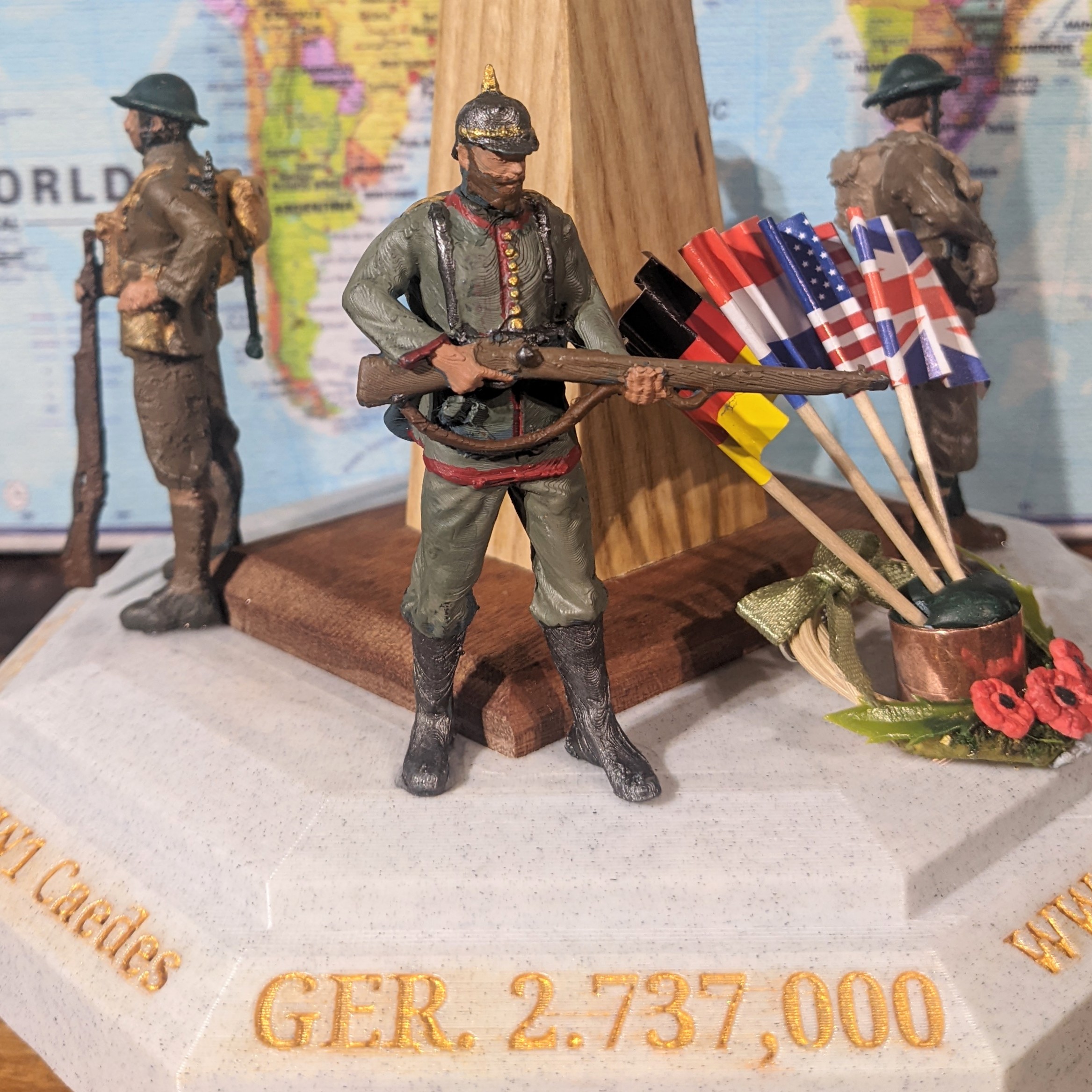 🆓 Total war 1915 - Free WW1 soldiers (French, UK, US, German) 1/35・3D ...