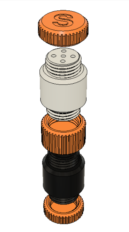 🧂 Travel Salt and Pepper Set・Free STL File for ・Cults