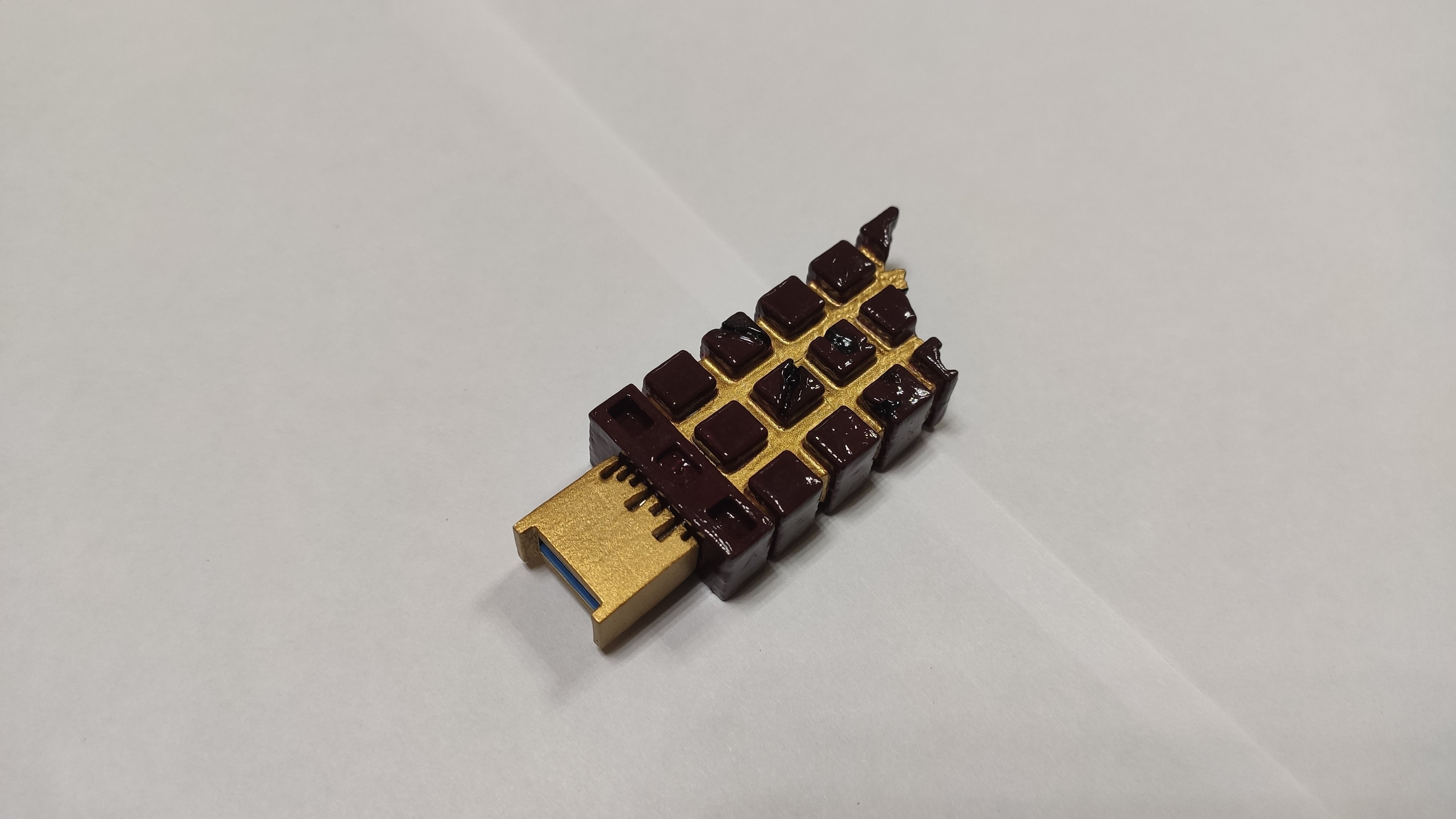 3D print Cyberdyne Systems - T800 CPU USB Drive・Cults