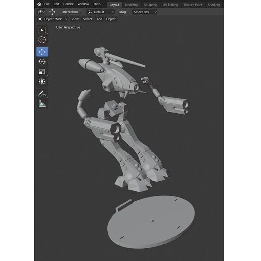 🔨 Robotech RPG Tactics Officer Battlepod Macross Zentraedi Glaug・ 3D ...