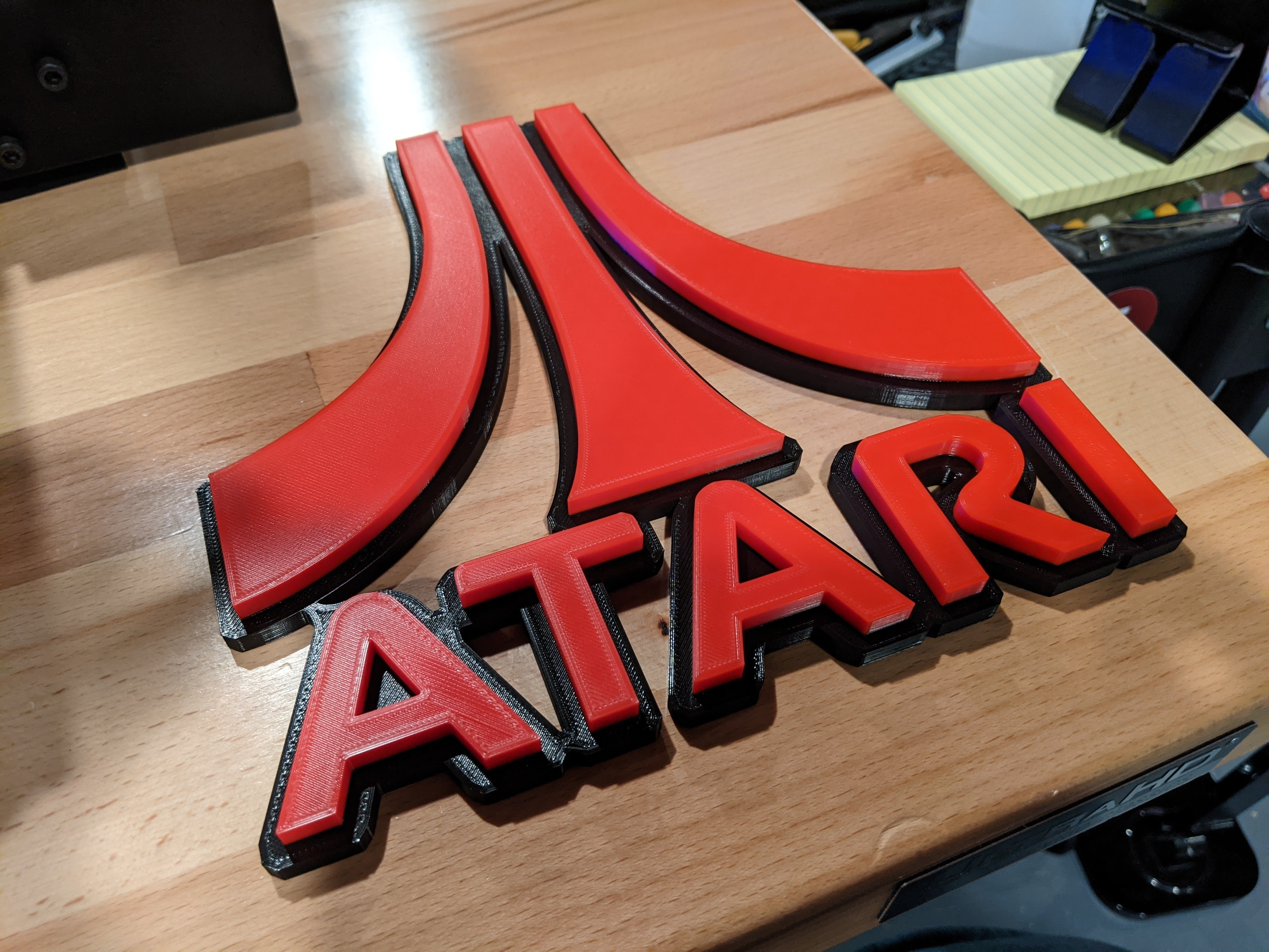3D printable Atari Logo HD Reinforced・Cults