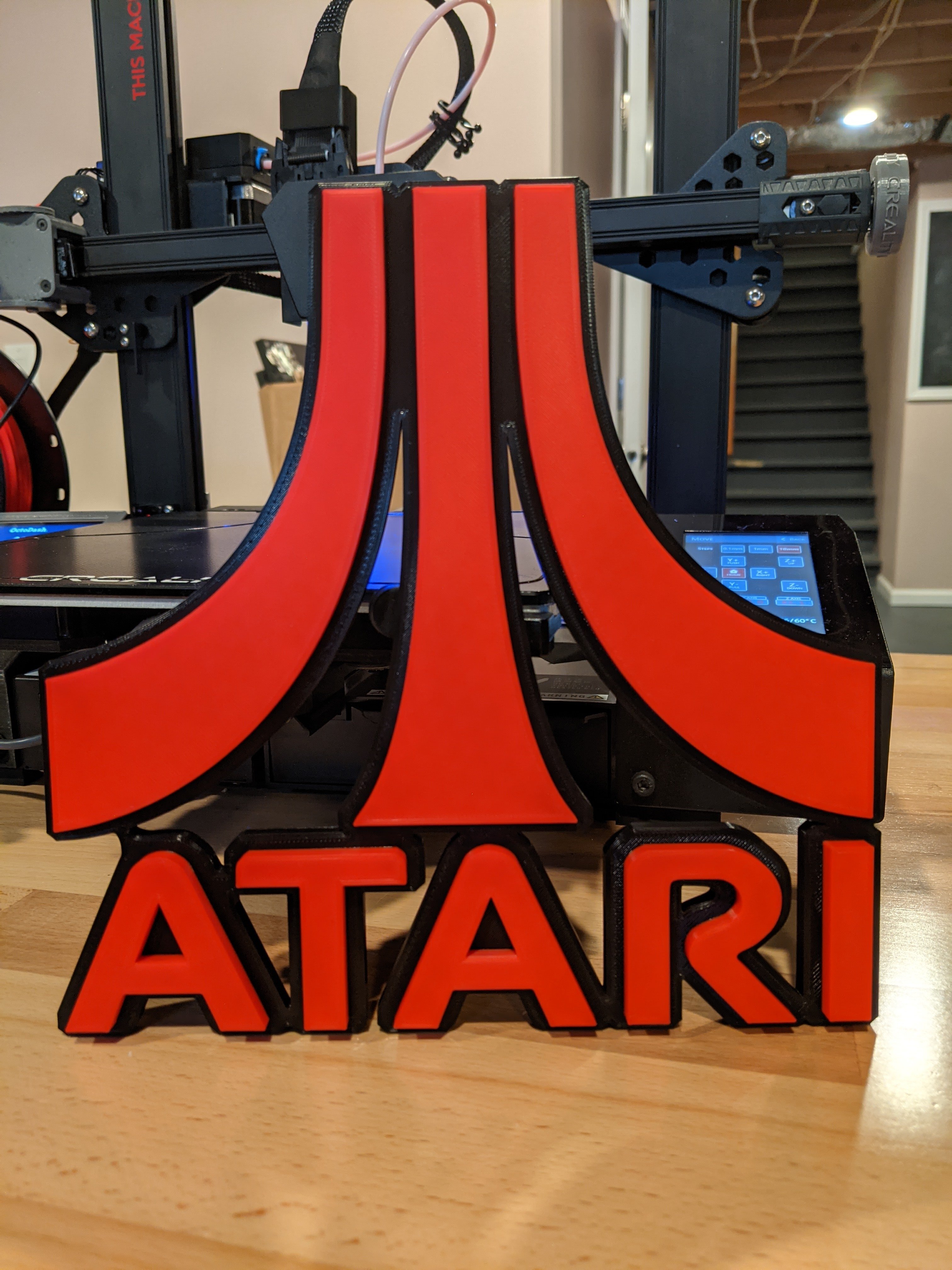 3D printable Atari Logo HD Reinforced・Cults