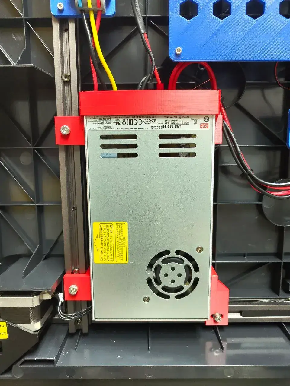 🧞‍♂️ Sovol SV08 - MeanWell PowerSupply LRS-350-24 Mounting・Free STL File for 3D printing・Cults