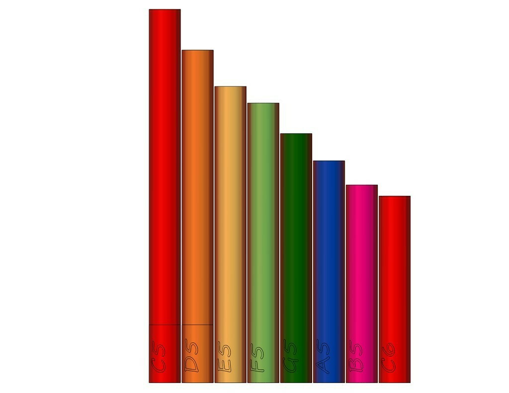 🎨 Filawhackers: mini 3D printable Boomwhackers・Free 3D File for ・Cults