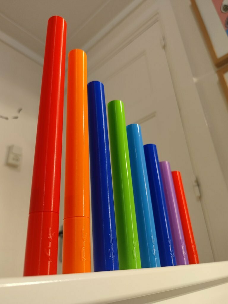 🎨 Filawhackers: mini 3D printable Boomwhackers・Free 3D File for ・Cults