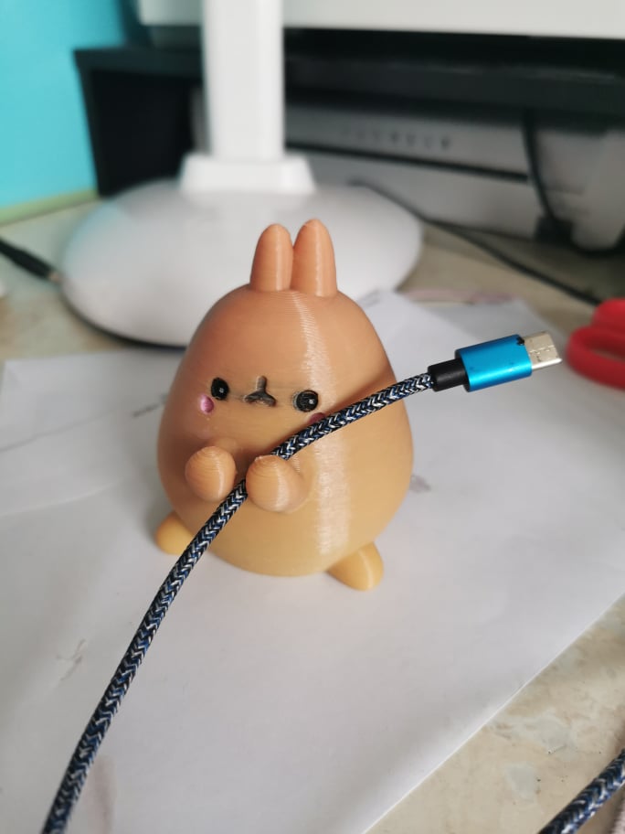 3D printing Bunny Cable Holder • made with Ender 3 Pro・Cults