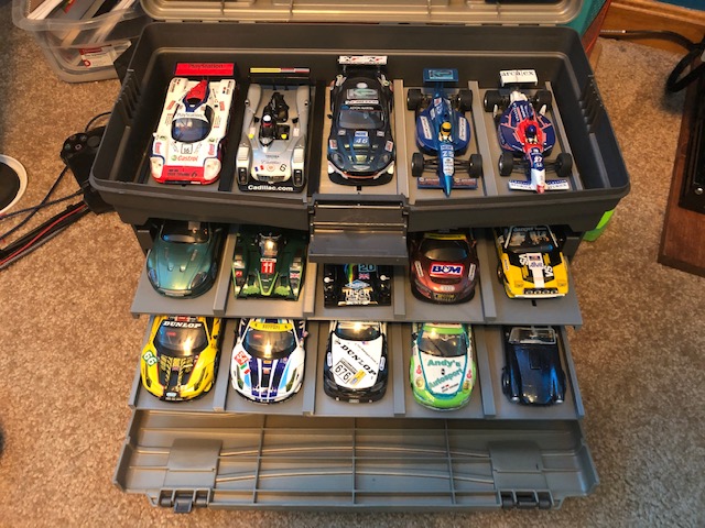 🚗 1/32 Slot Car Drawers for Plano 757 Tackle box・Free STL File for ・Cults