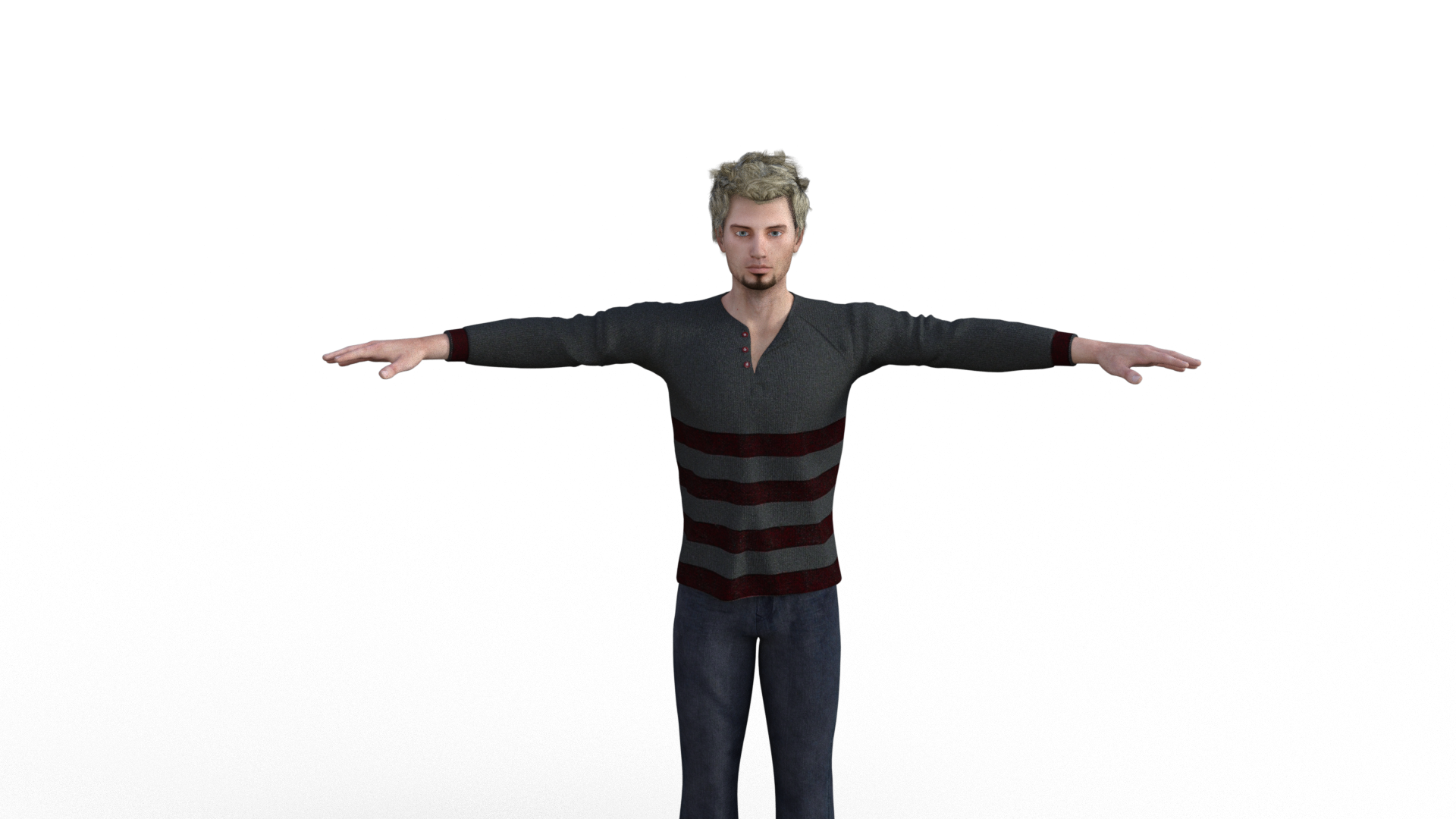 ♂️ Realistic male human rigged model・ STL File for ・Cults