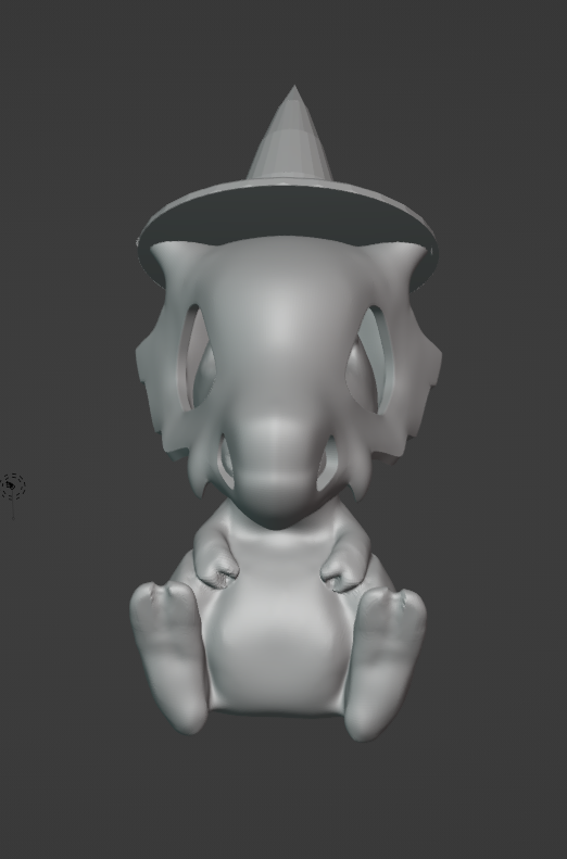 🎃 Halloween Cubone・Free STL File for ・Cults