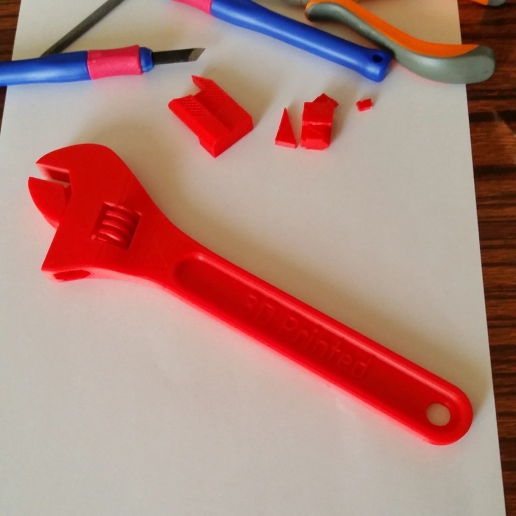 3D printable Fully assembled 3D printable wrench・Cults
