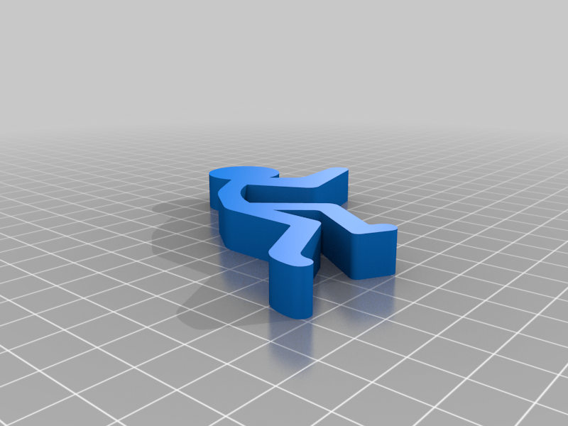 Free STL file Stickman Parkour Wall Decoration Art 🎨 ・Design to ...