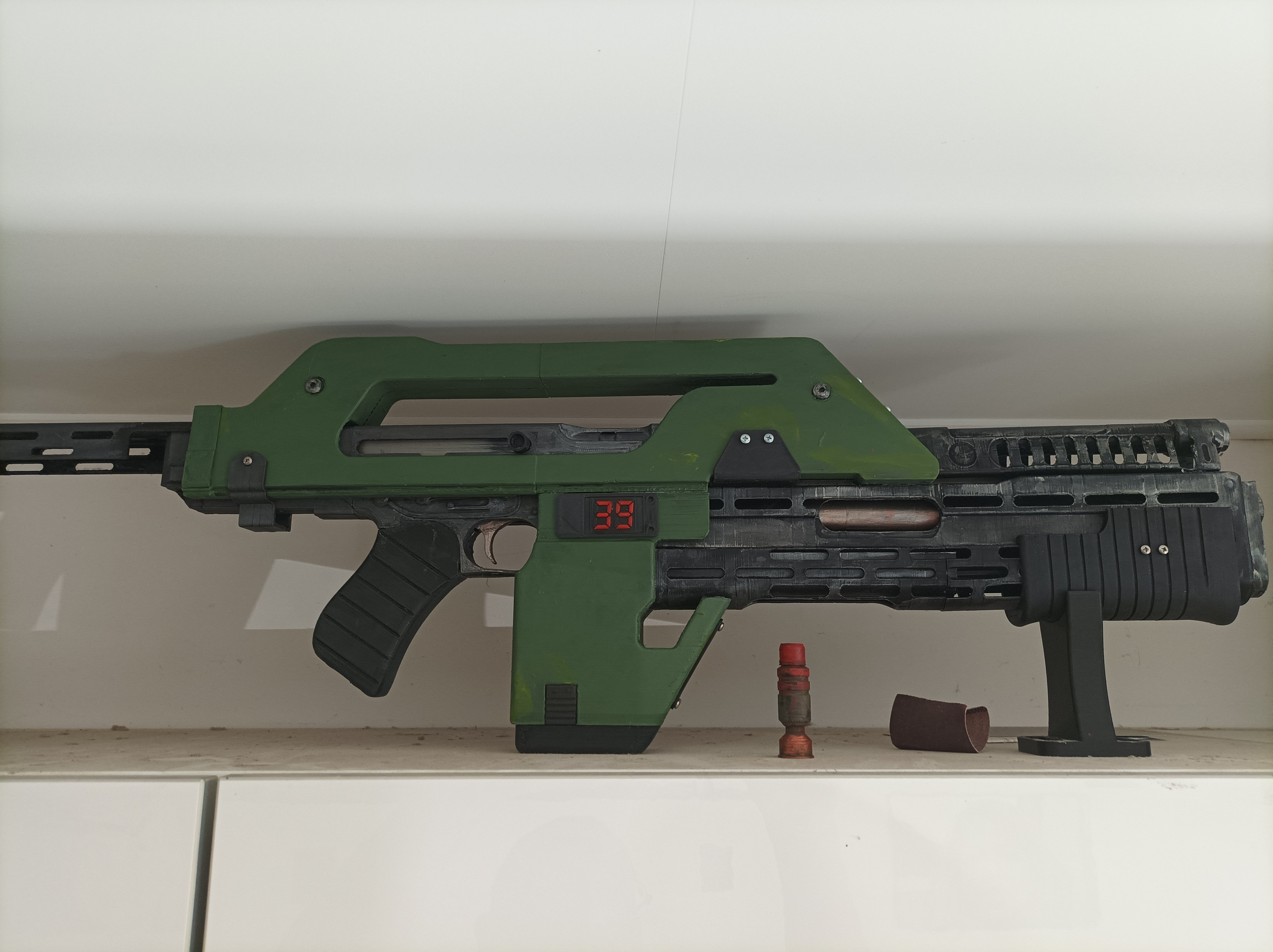3D printable Aliens Pulse Rifle M41A - Moving Parts! |NEW Shotgun ...