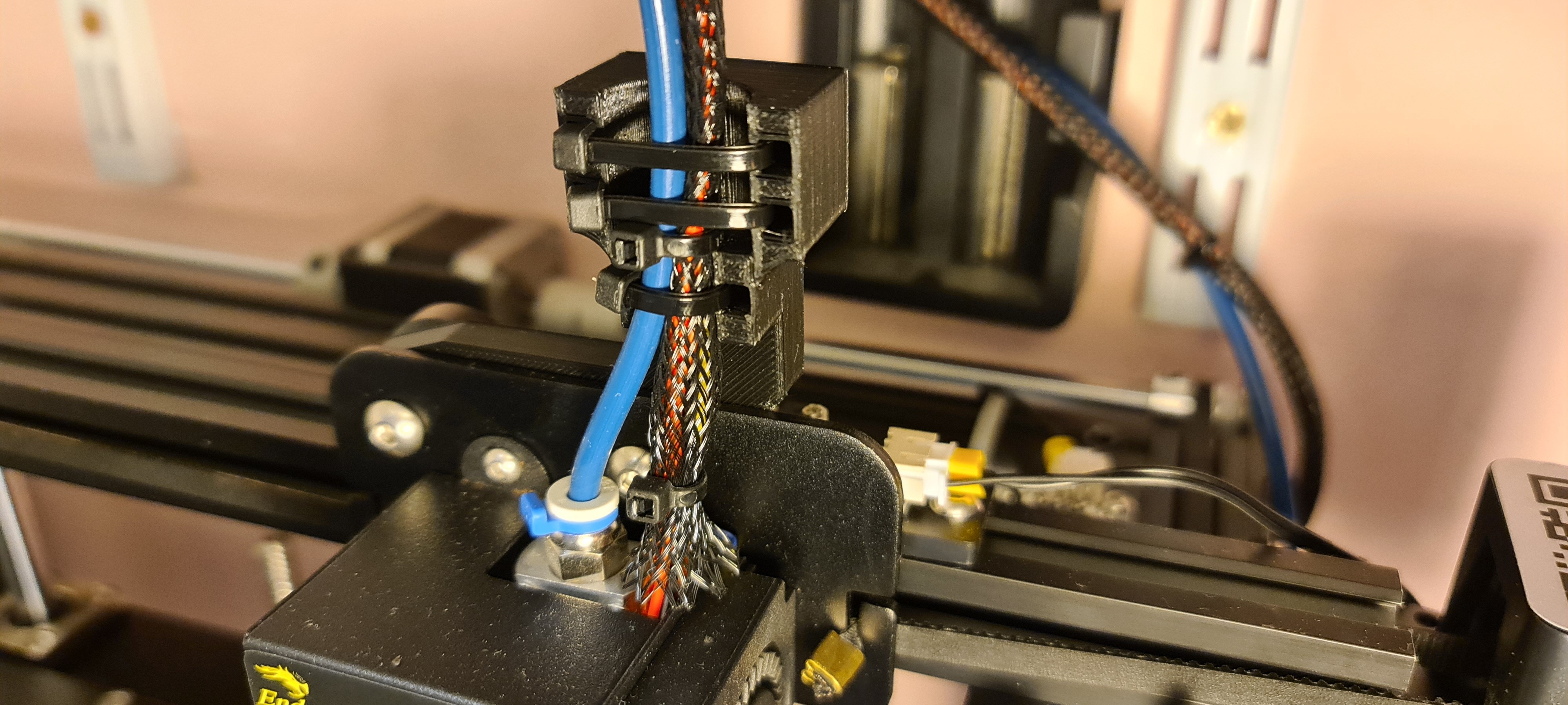 3D printing Ender 5 / Ender 5 Plus Print Head Cable Strain Relief ...