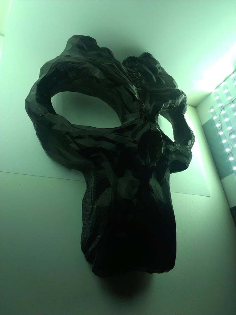 3D printing Darksiders Death mask wearable halloween costume・Cults