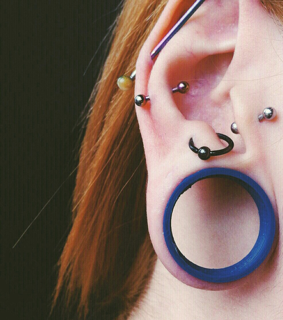 👂 Ear expander 23mm - Alargador de orelha・Free 3D File for ・Cults