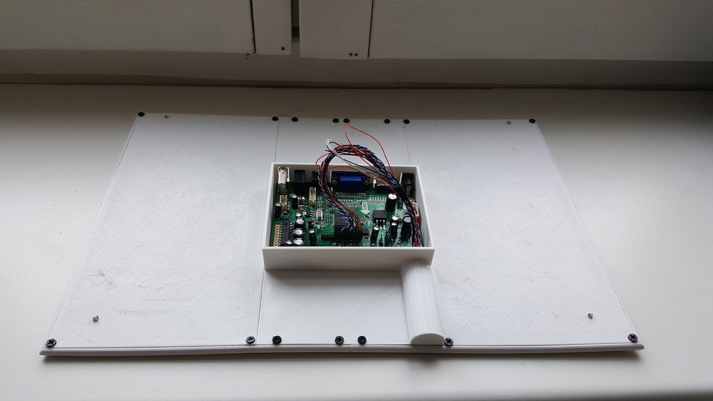 Free 3D file 15.6 inch LCD panel enclusure with controller 🔌 ・3D ...