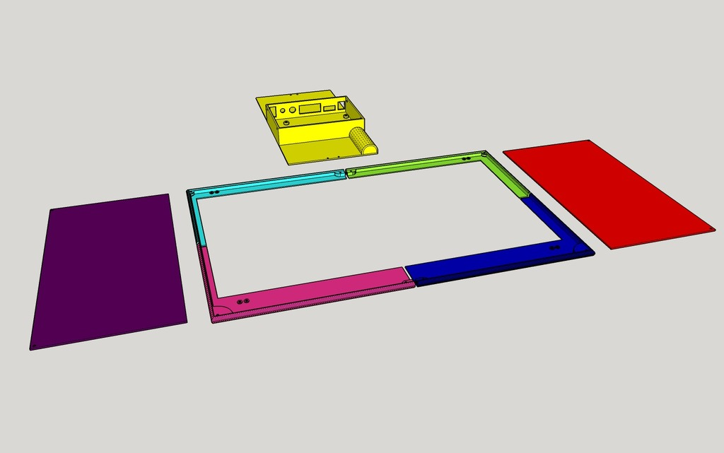 Free 3D file 15.6 inch LCD panel enclusure with controller 🔌 ・3D ...