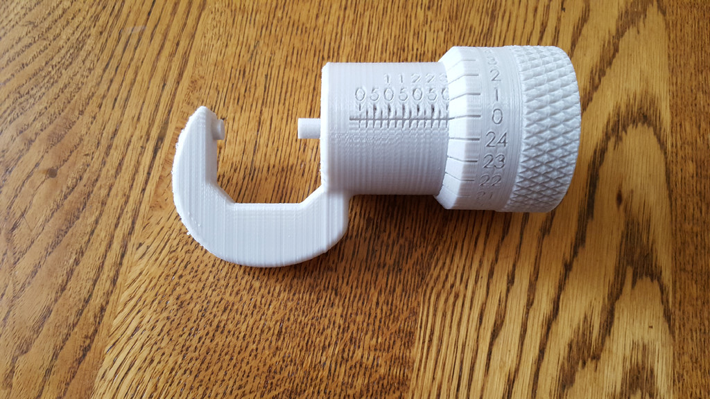 🛠️ Micrometer Set Inch/Metric・Free 3D File for ・Cults