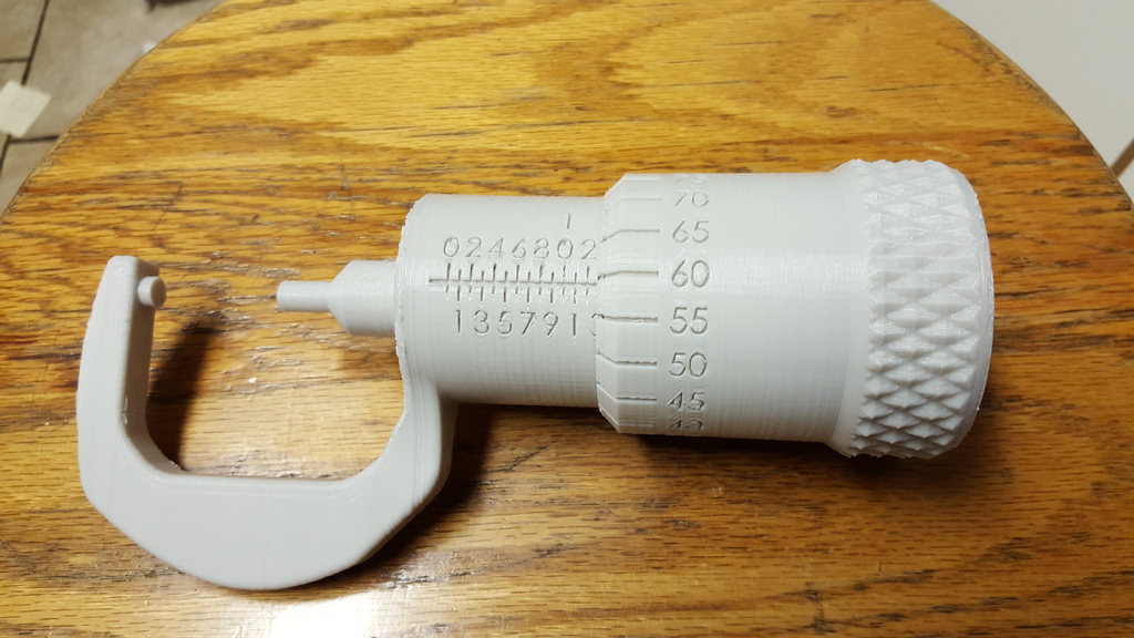 🛠️ Micrometer Set Inch/Metric・Free 3D File for ・Cults