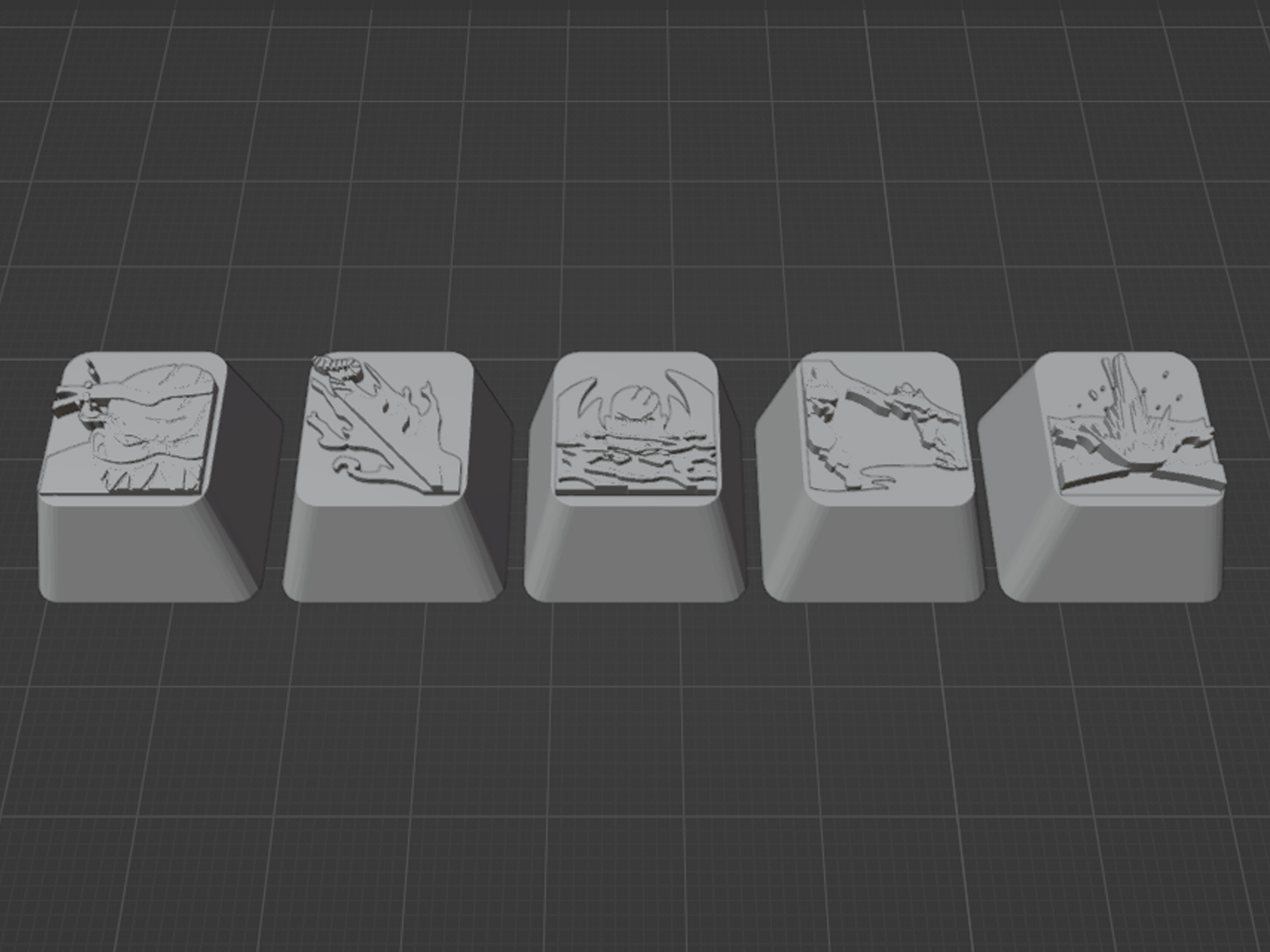 STL file KEYS / KEYCAPS PYKE LEAGUE OF LEGENDS LOL 🎨 ・3D printer design ...