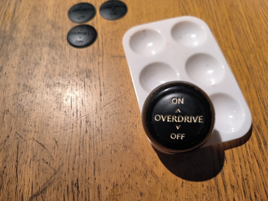 Free 3D file ROAMERDRIVE / OVERDRIVE Gear Knob Centre ⚙️ ・3D printable ...