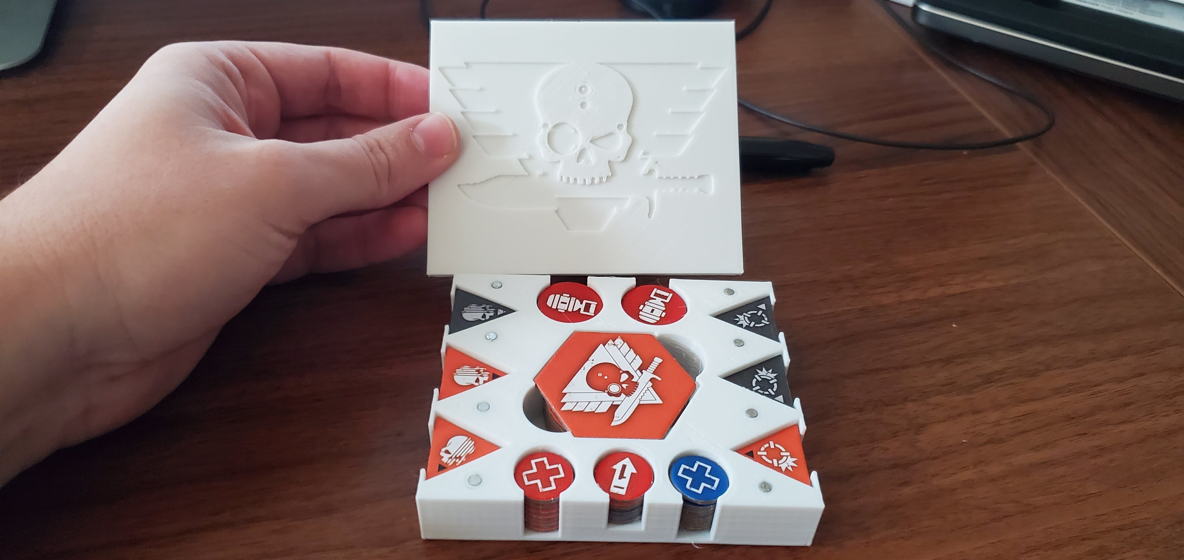 3D printable Warhammer Kill Team Octarius Token Organizer・Cults