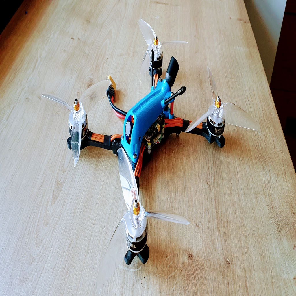 🚁 TBS Source deux Canopy & Buzzer support・Fichier 3D Gratuit pour ・Cults