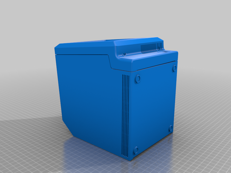 "Mac Minus" 5 inch CRT TV sized Macintosh Plus Case・Free 3D File for ・Cults