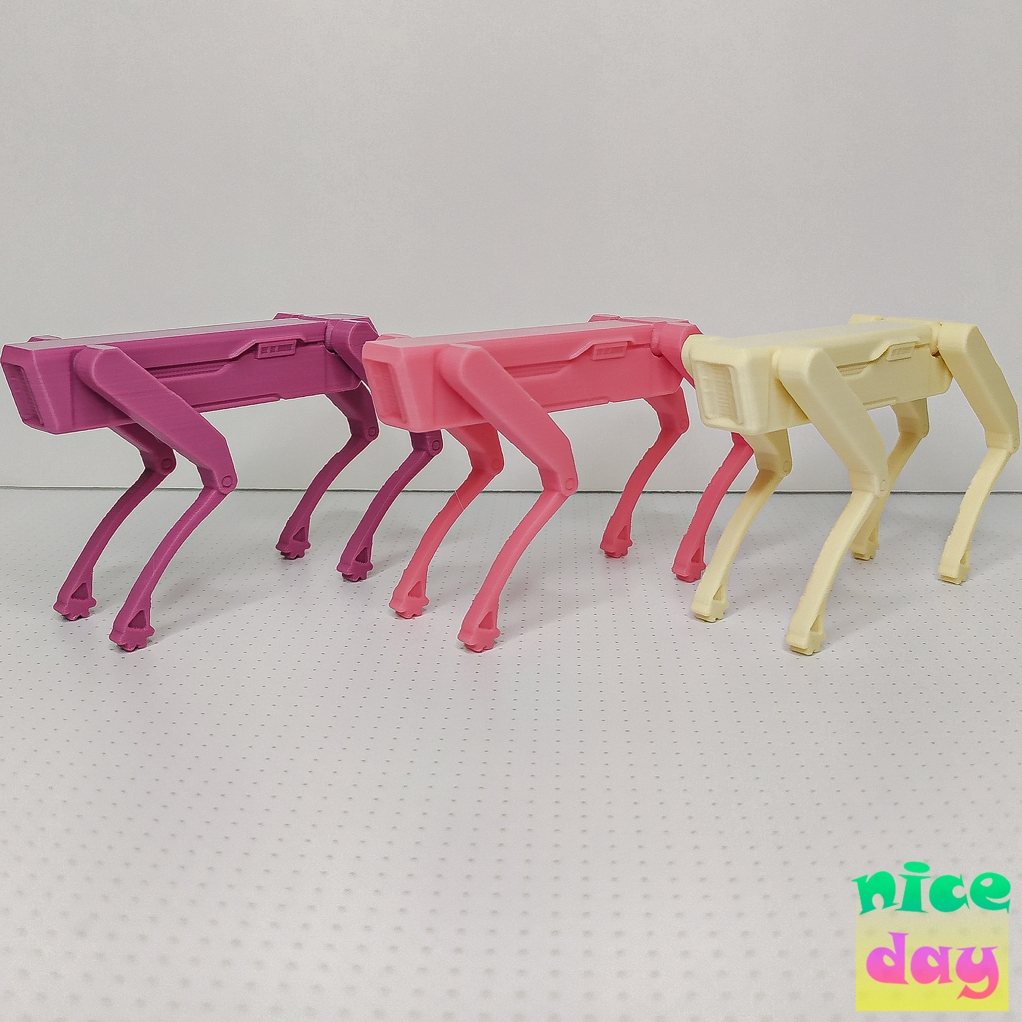 🤖 Robot dog.・Free STL File for ・Cults