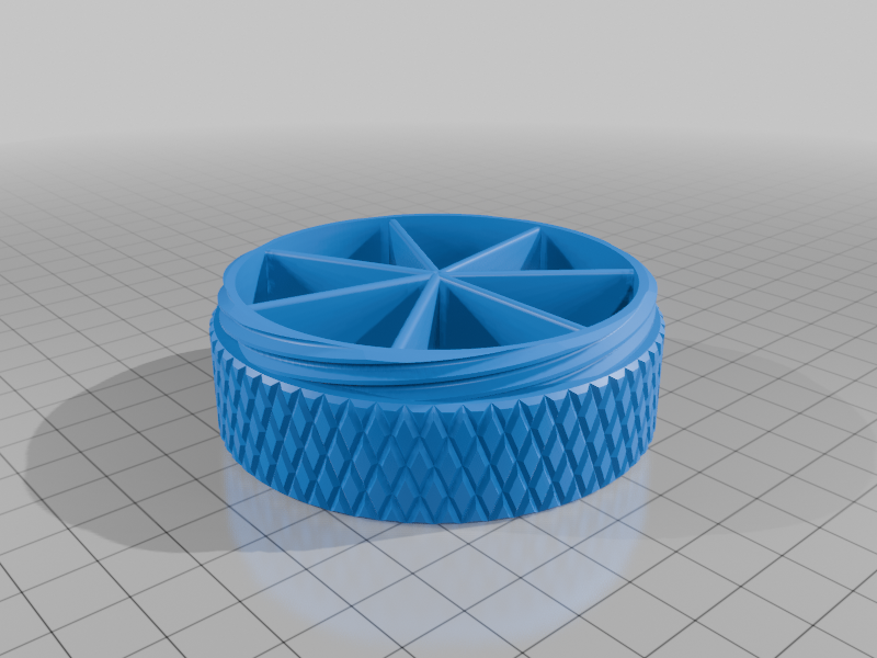 💊 Round pill box・Free 3D File for ・Cults