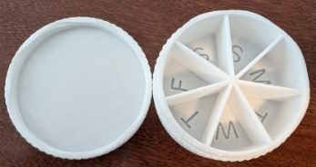 Free 3D file Round pill box 💊 ・Template to download and 3D print・Cults